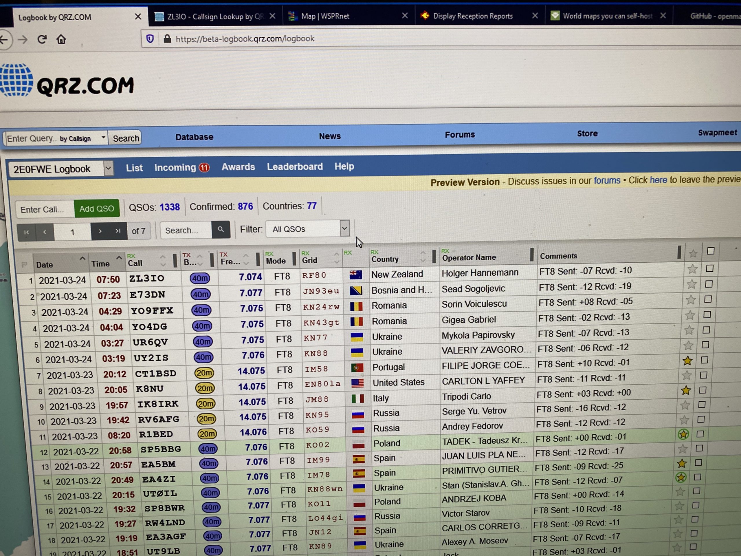 New QRZ Award | 2E0FWE Site