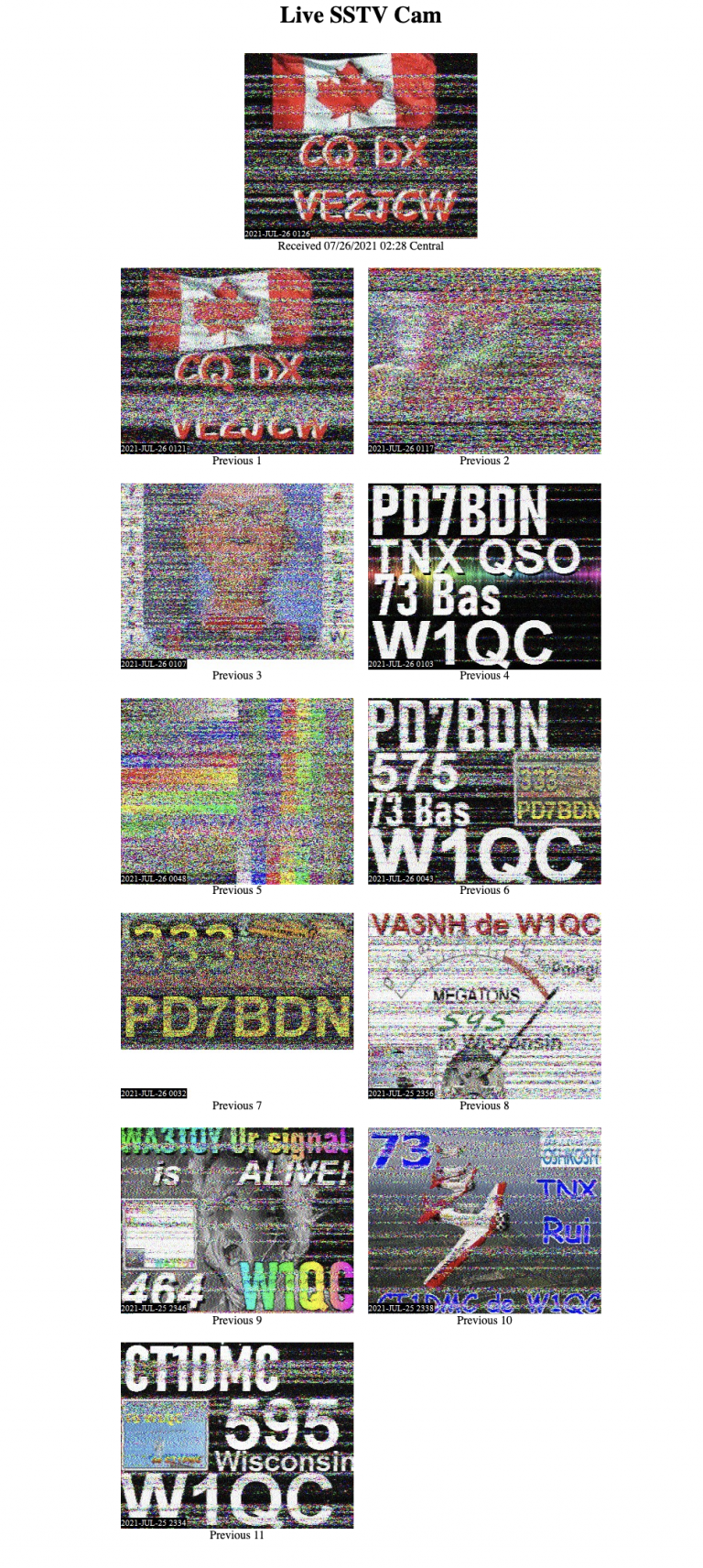 SSTV Update | 2E0FWE Site